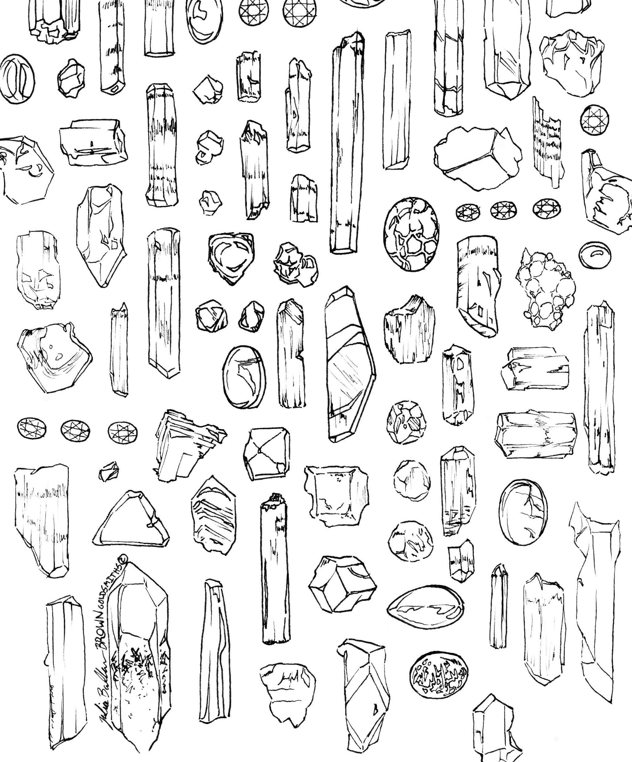 Coloring Pages - Brown Goldsmiths